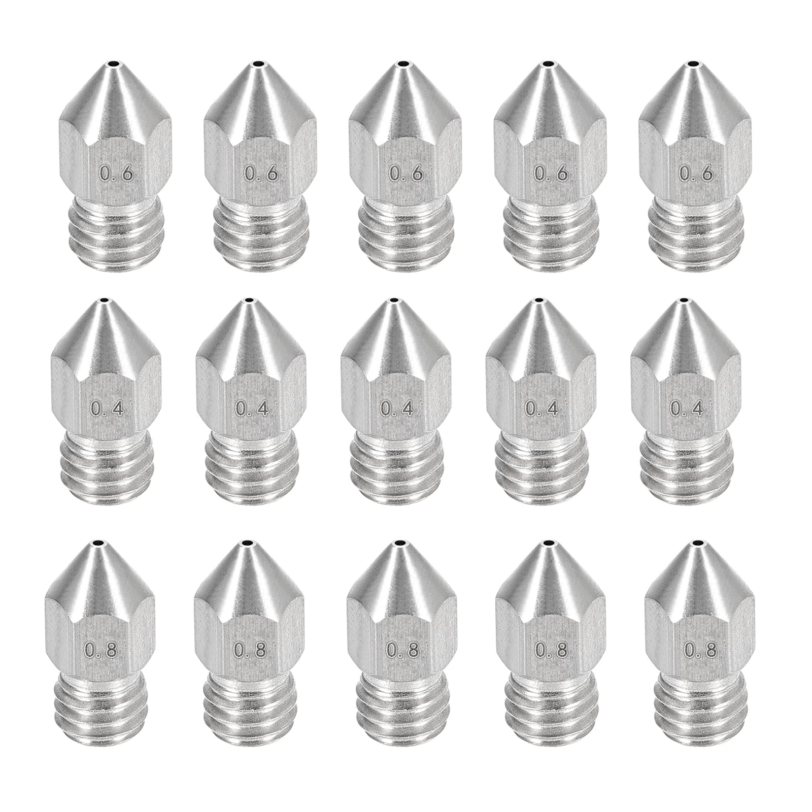 Nozzle MK8 Acero Inoxidable – Cicla 3D